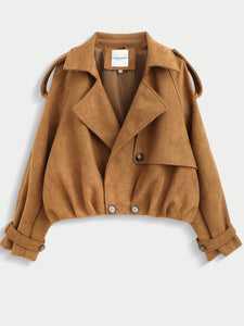 Camel Revere Boxy Bomber Jacket – CASHMERE GOOSE
